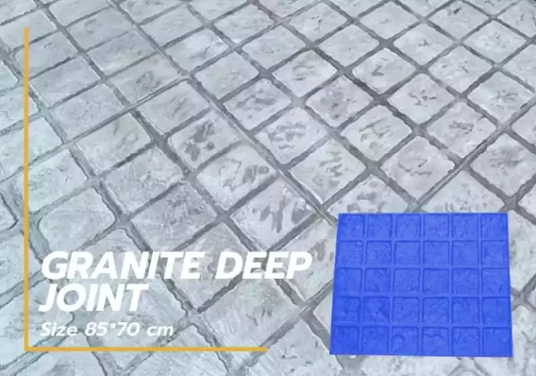 คอนกรีตพิมพ์ลาย Granite Deep Joint 85X70 cm | Peak Material